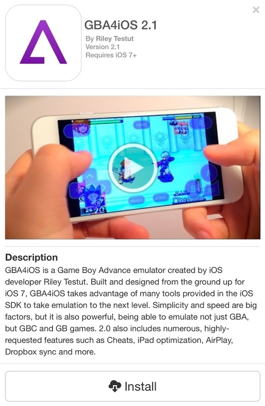 iOS用ゲームボーイエミュGBA4iOS 2.1が再度利用可能に - こぼねみ
