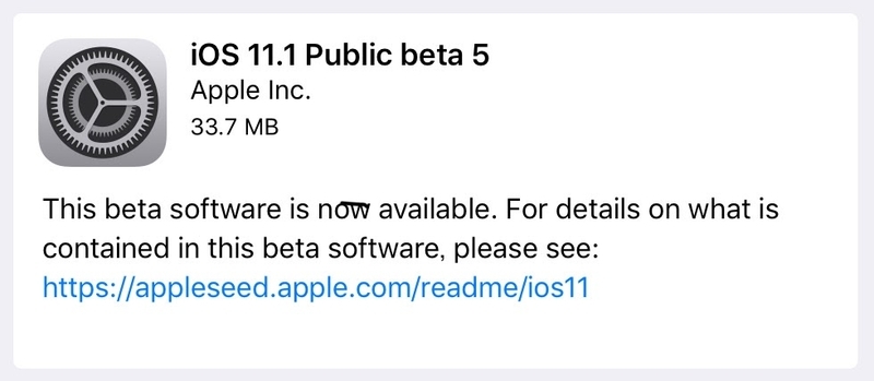 iOS11.1 Public Beta5が利用可能に【注意】インストールに問題あり - こぼねみ